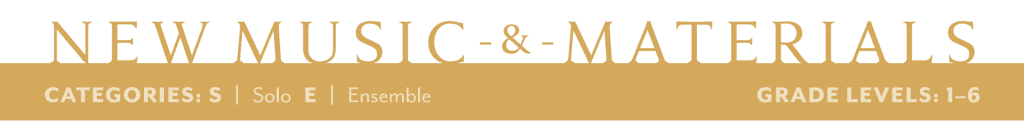 New Piano Music & Teaching Materials for Winter 2026